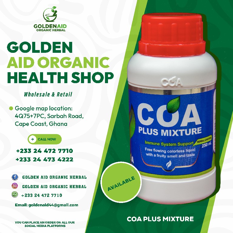 Golden Aid Herbal - COA Research & Manufacturing Limited Company